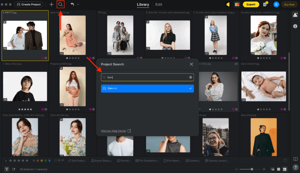 Library Workspace Overview – EVOTO SUPPORT