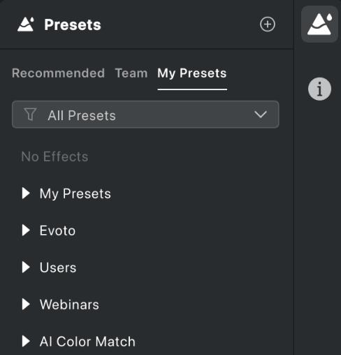 Library Workspace Overview – EVOTO SUPPORT