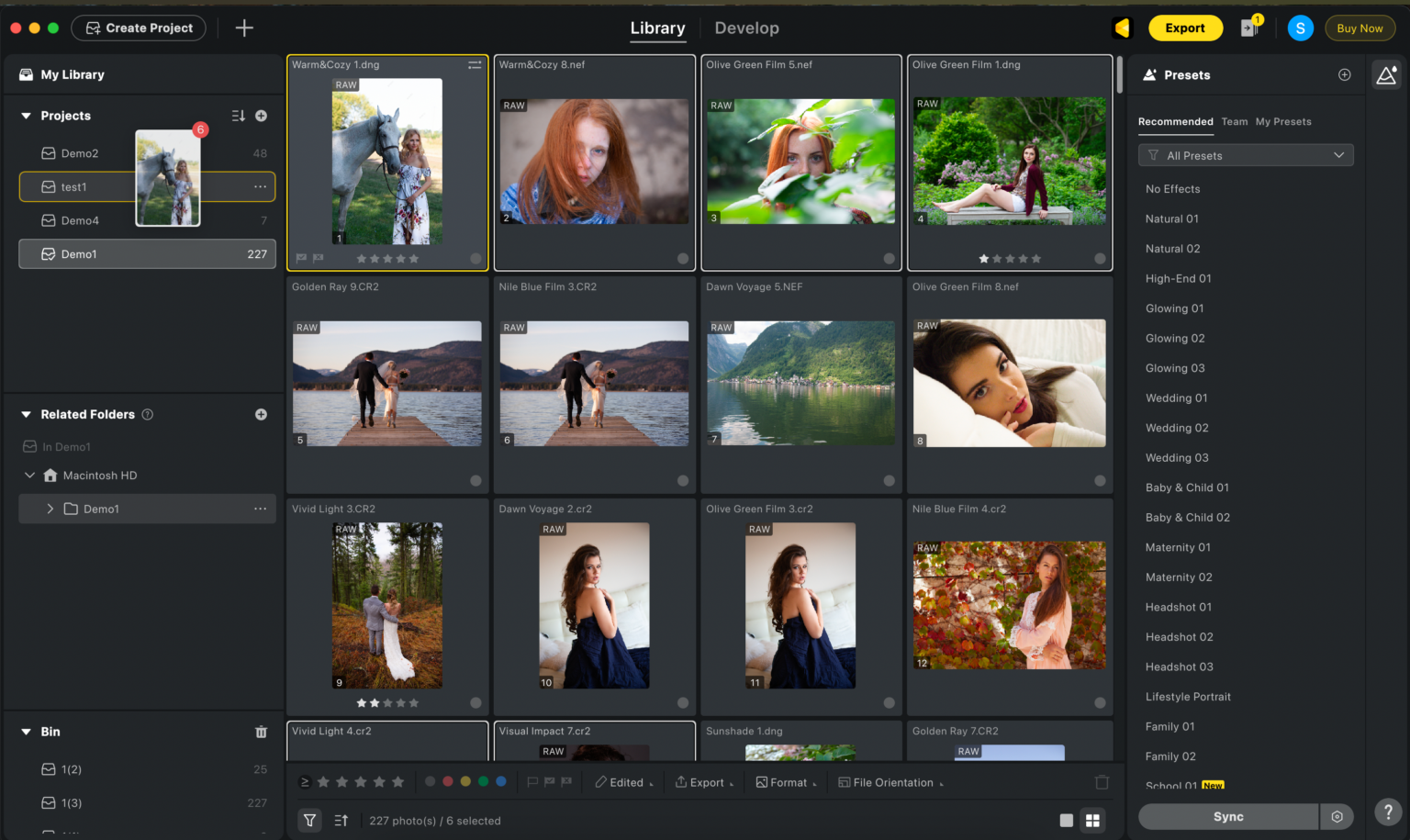 Library Workspace Overview – EVOTO SUPPORT