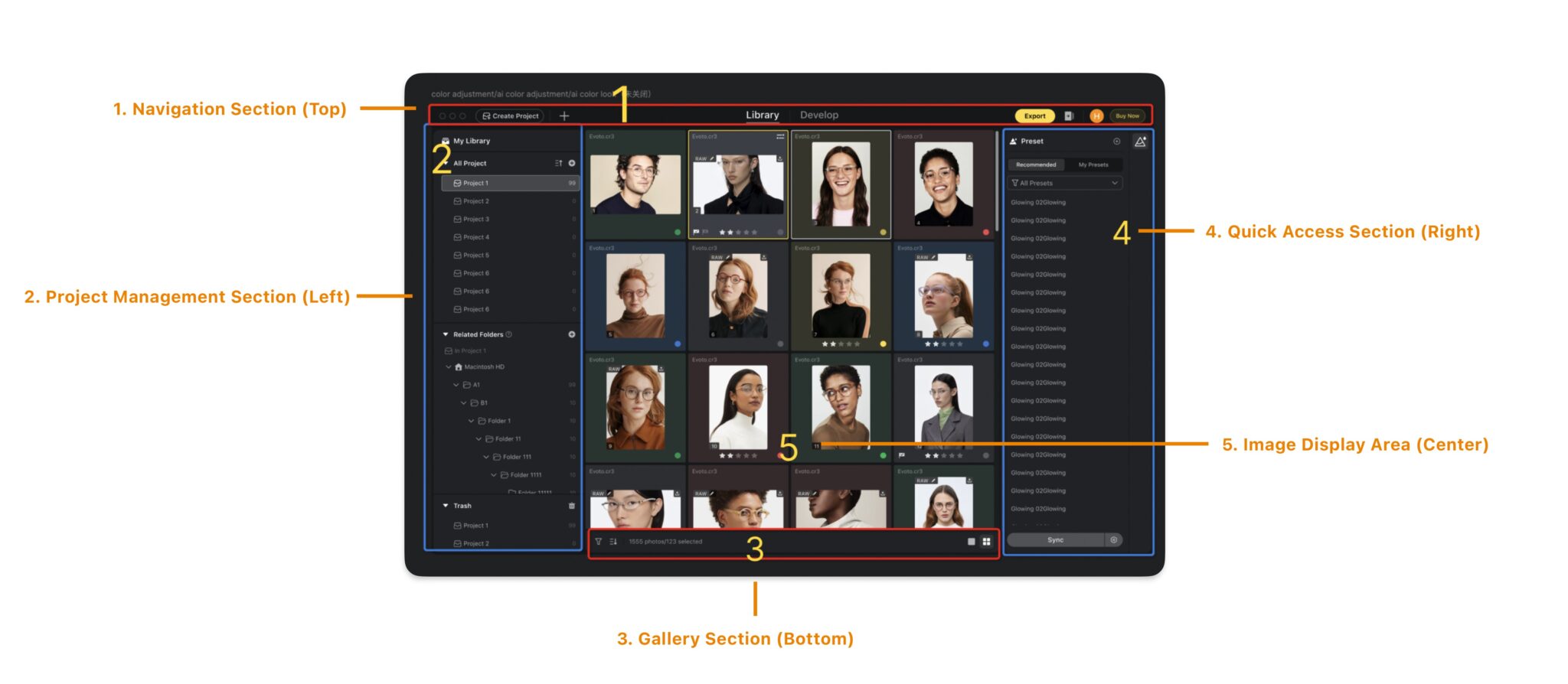 Library Workspace Overview | EVOTO SUPPORT