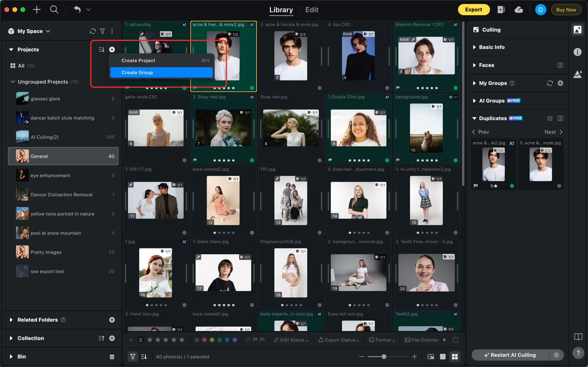 Library Workspace Overview – EVOTO SUPPORT