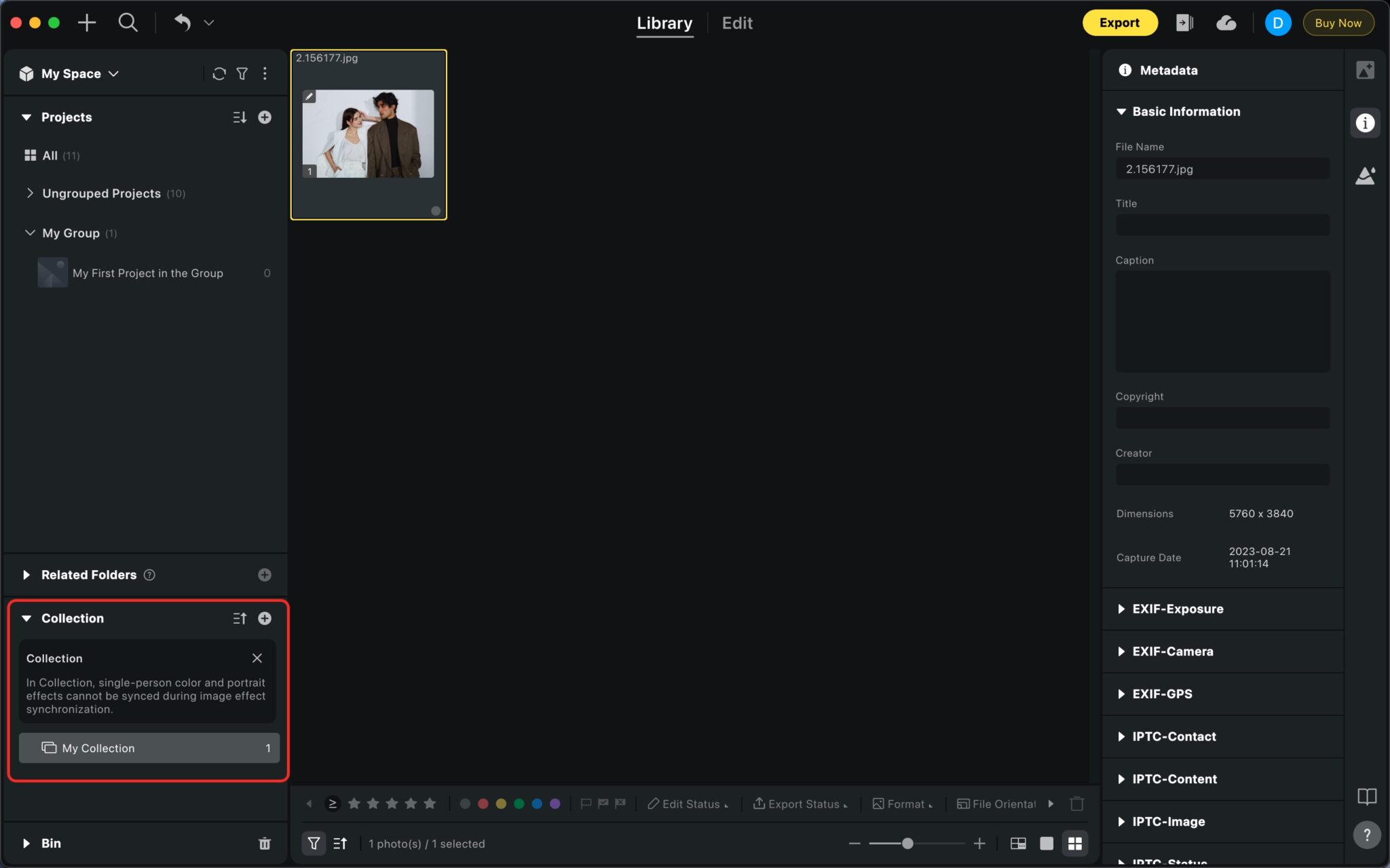 Library Workspace Overview | EVOTO SUPPORT