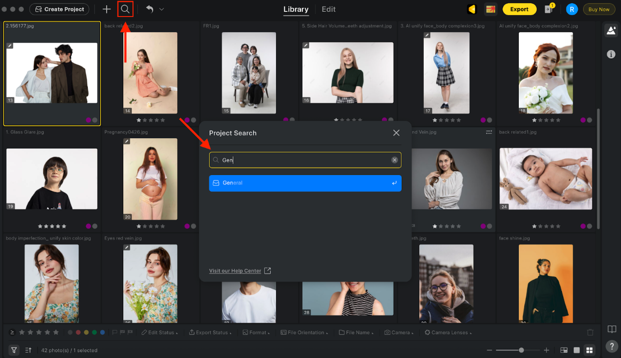 Library Workspace Overview – EVOTO SUPPORT