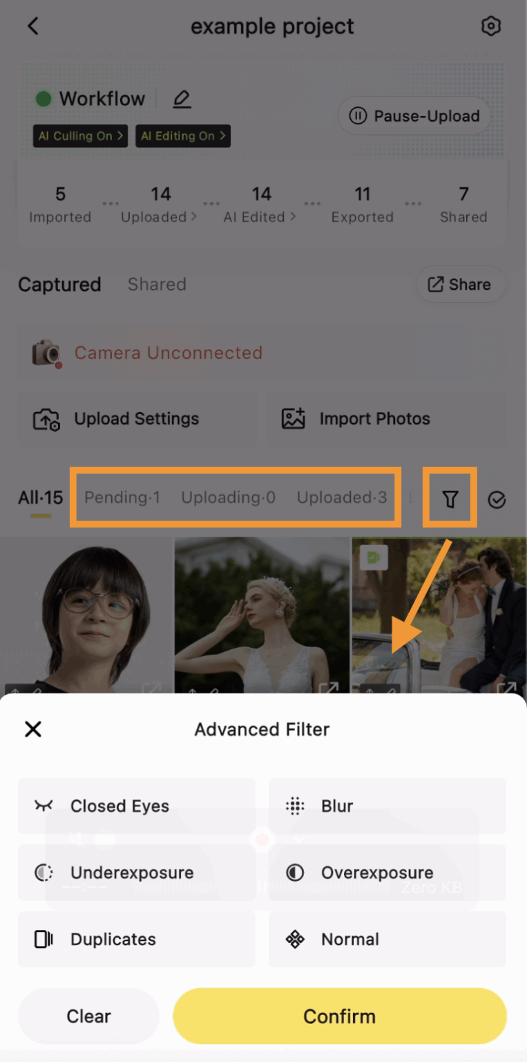 AI Culling in Evoto Instant – EVOTO SUPPORT